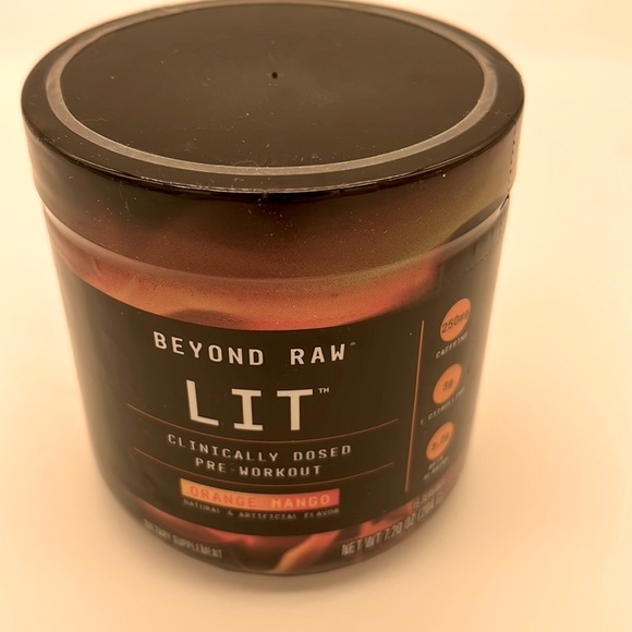 Beyond Raw | Other | Beyond Raw Lit Orange Mango 5 Servings Caffeine ...